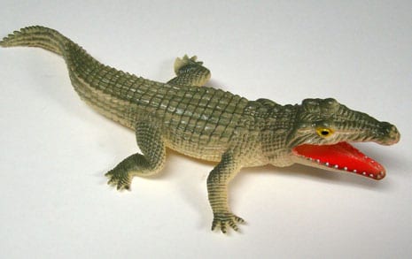 8" Rubber Alligator - Louisiana Gifts and Gallery, Inc.