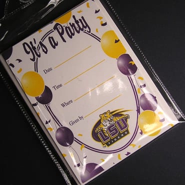 LSU Party Invitations - Louisiana Gifts and Gallery, Inc.